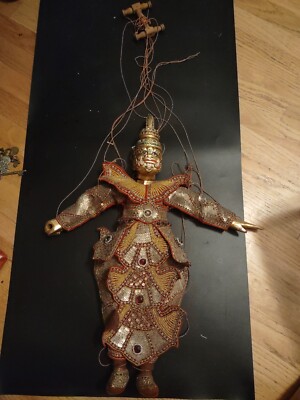 Extremely Rare Vintage Bejeweled Heavy Marionette Beautiful Workmanship ...
