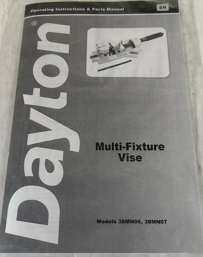 Dayton Multi-Fixture Fractal Vise w/ 2-3/4" Wide Jaws for Machinist ...