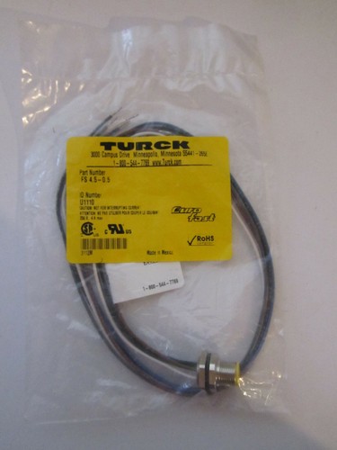 1 X TURCK FS 4.5-0.5 U1110 CONNECTO UNUSED SEALED PACKAGING | eBay ...