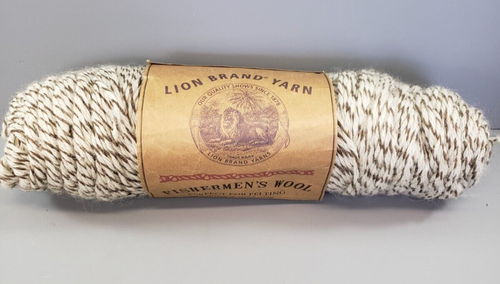 Lion Brand 100% Virgin Wool Yarn Wool Fishermen's Oak Tweed Perfect for ...