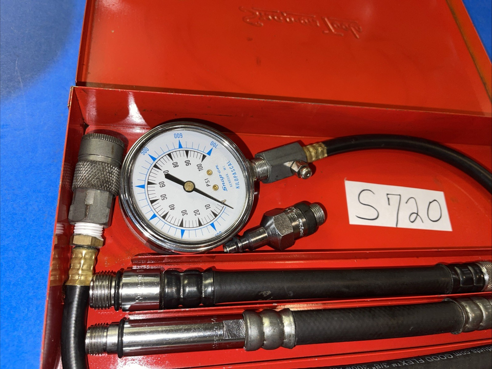 SNAP-ON TOOLS 6 PIECE COMPRESSION GAUGE TEST KIT | eBay