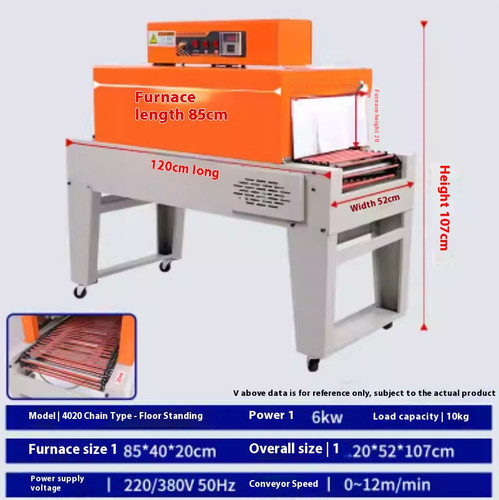 Semi-automatic BS-4020 Type Heat Shrink PVC Tunnel Packaging Machine | eBay