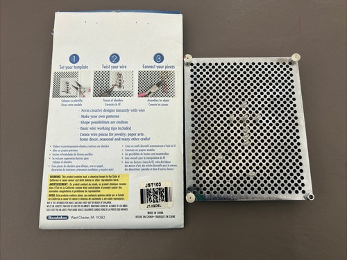 BEADALON - THING-A-MAJIG-- 1 ALUMINUM WIRE JIG & 9 PEGS- | eBay