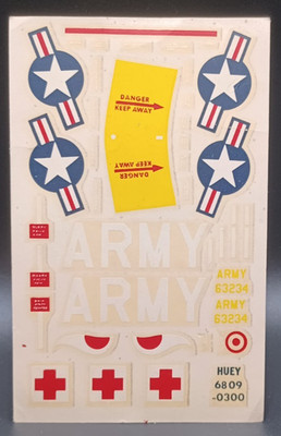 Monogram | No. 6809 | 1:48 Huey Armed Chopper Decals | eBay