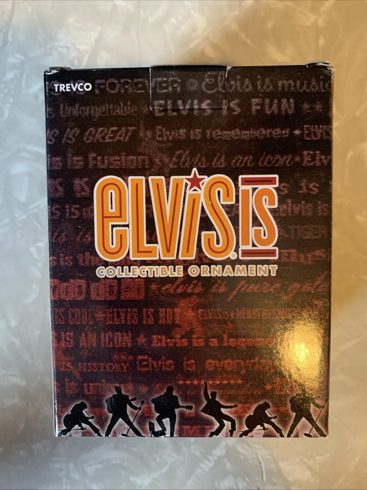 Trevco Elvis Presley 68 Comeback Collectible Ornament 2007 Rare *NEW ...