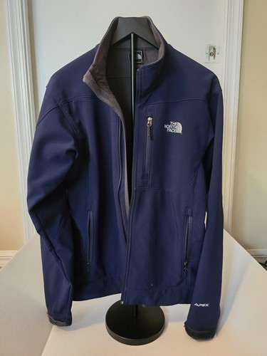 The North Face Apex Bionic Jacket Men Medium Navy Blue Full Zip Fleece ...