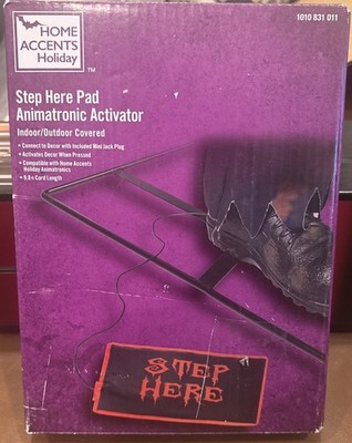 HOME ACCENTS - STEP HERE PAD ANIMATRONIC ACTIVATOR INDOOR/OUTDOOR - NEW ...