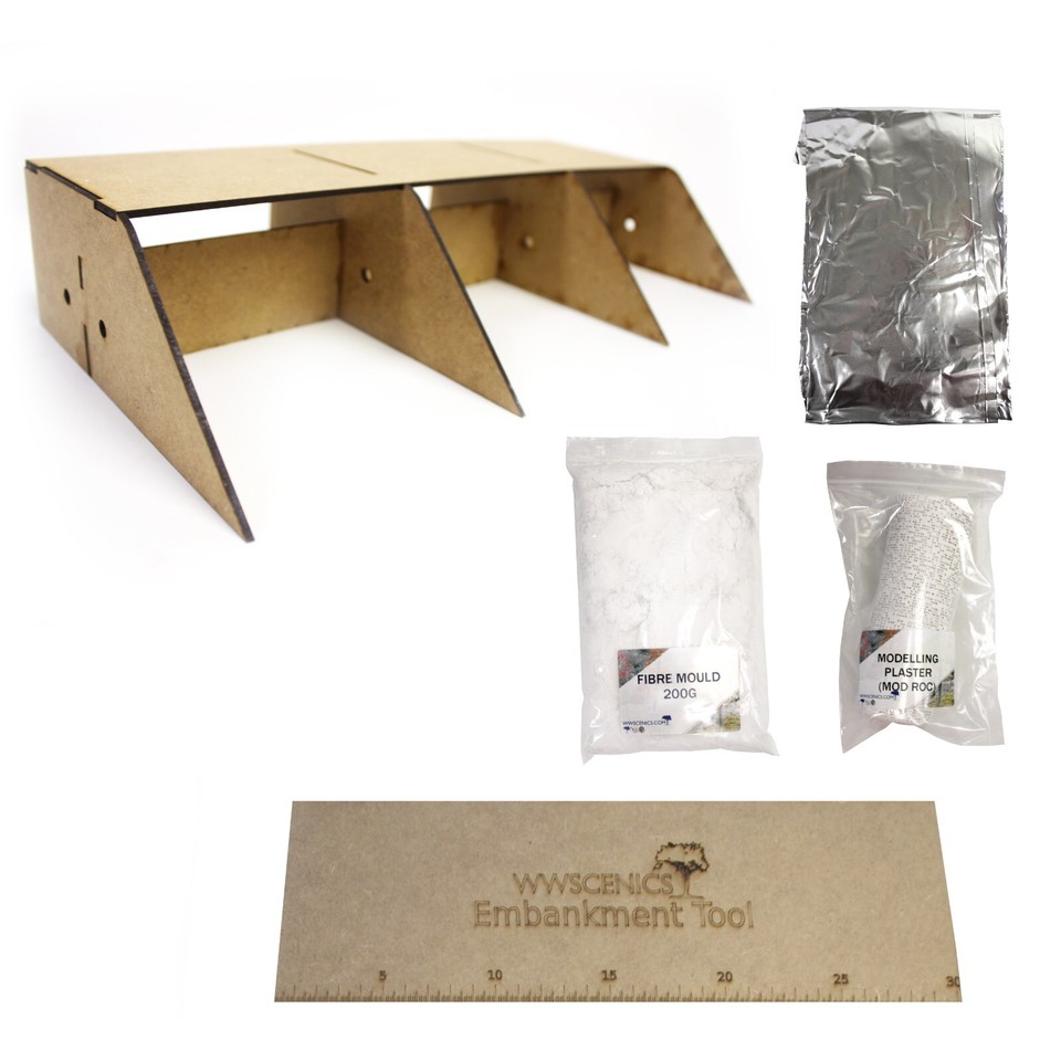WWS Build an Embankment Kits (Choose Type) - Model Railway landscape ...