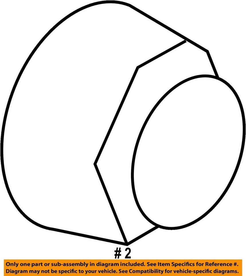 GM OEM 11-22 ATS Rear Suspension Axle Differential-Axle Nut 13208672 | eBay