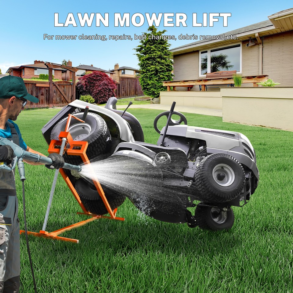 Easy Lawn Mower Jack Lift For Riding Tractors, 880 Lbs Capacity Lawn ...