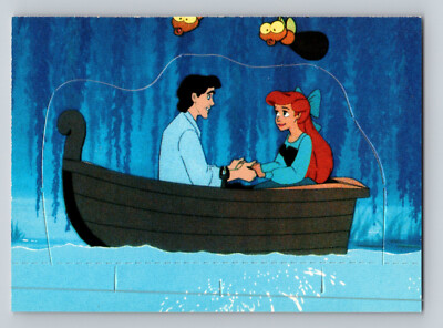 1991 Pro Set Disney The Little Mermaid Stand Up #8 Eric & Ariel Insert ...