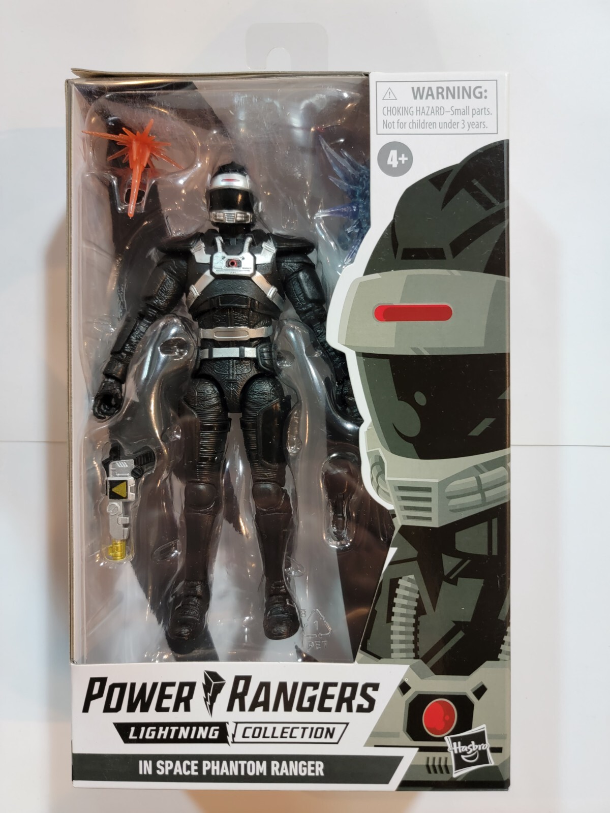 Mighty Morphin Power Rangers In Space Phantom Ranger Lightning Figure ...