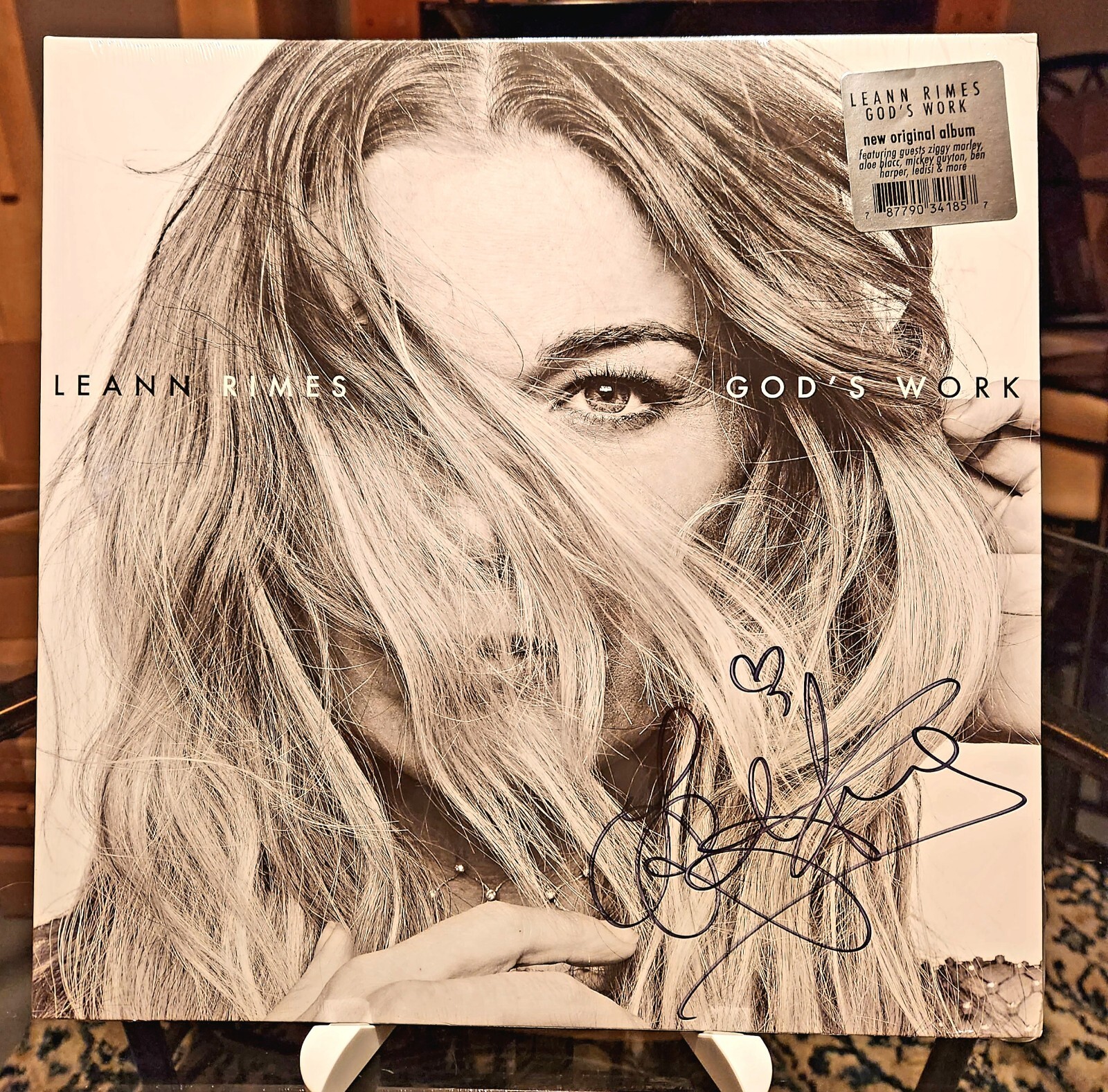 LeANN RIMES God’s Work NEW SEALED AUTOGRAPHED SIGNED VINYL with HYPE ...