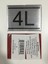 APARTMENT NUMBER SIGN -4L -BRUSHED ALUMINUM (2.25X3, Aluminium ...
