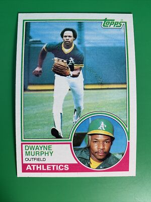 1983 Topps Dwayne Murphy #598 Oakland Athletics | eBay