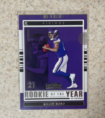 2021 CONTENDERS FOOTBALL KELLEN MOND VIKINGS #ROY-KMO ROOKIE OF THE ...