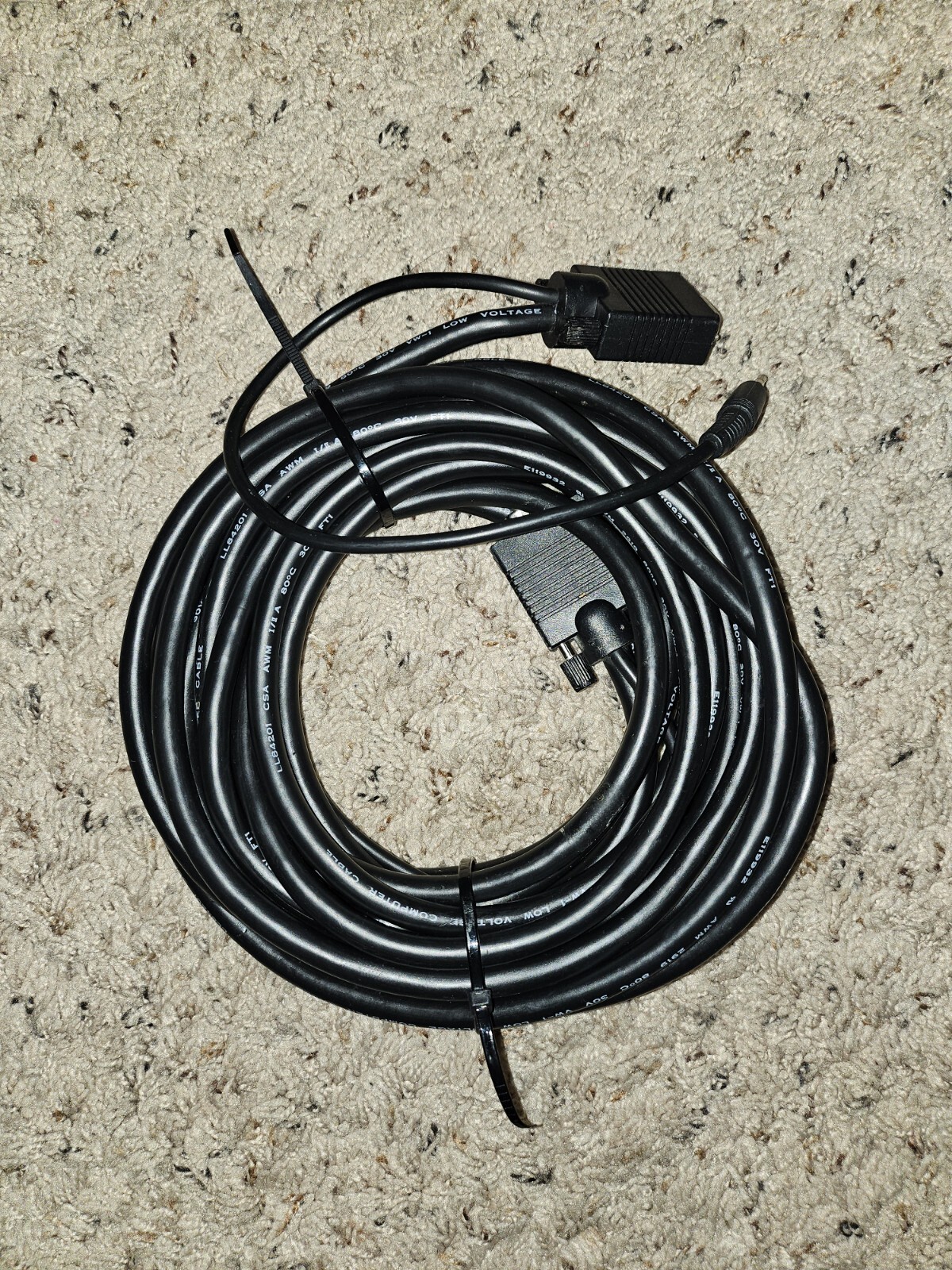 E119932-U 9U AWM 2919 80C SOV VW-1 Low Voltage Computer Cable Copartner ...