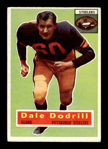 1956 Topps Football #111 Dale Dodrill Pittsburgh Steelers | eBay