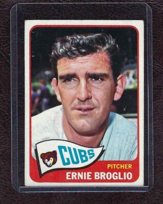 1965 Topps #565 Ernie Broglio, Chicago Cubs, High Number, SP, EX! | eBay