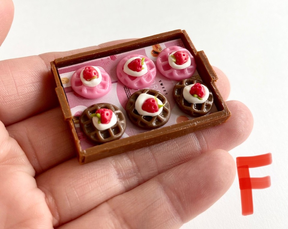 1:12 miniature handmade bakery store dessert cupcake cookies donuts ...