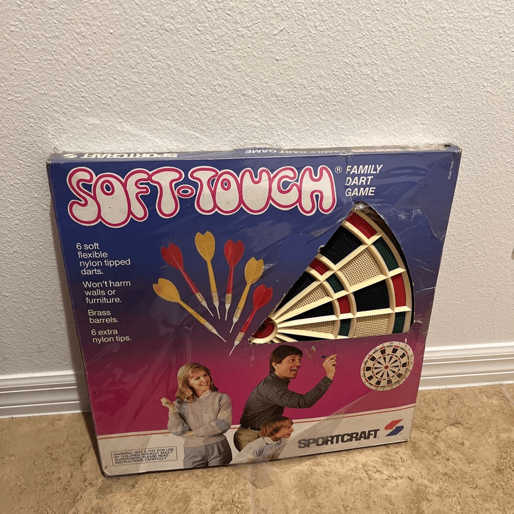 Vintage Sportcraft SOFT TOUCH Family Dart Game New | eBay