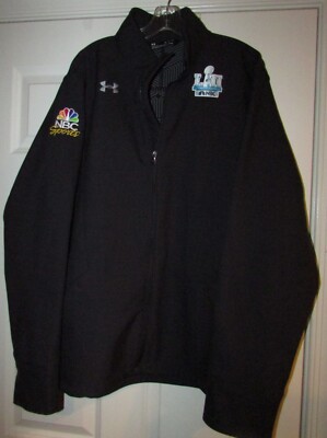2017 NBC Sports Super Bowl LII Jacket by Under Armour Coldgear Size XL ...