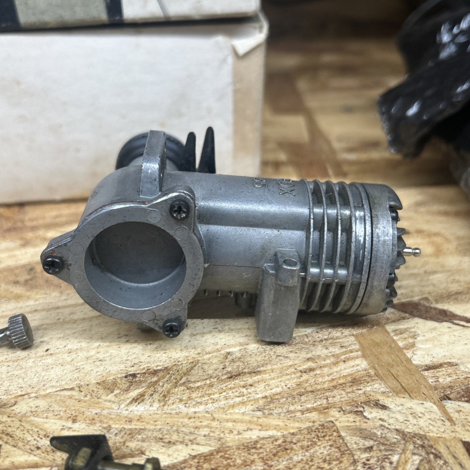 Fox 35 Stunt Control Line Model Airplane Engine Vintage With Box | eBay