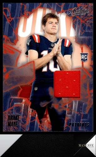 2024 Panini Absolute #ARM-DME Drake Maye Absolute Rookie Materials | eBay