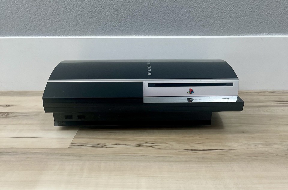 Sony PlayStation 3 PS3 Fat 80GB CECHK01 Console Bundle 9-Games - Tested ...