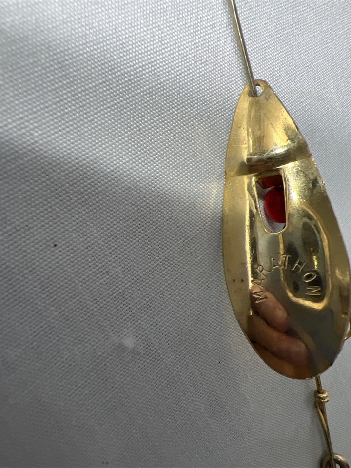 Vintage Marathon Gold Color Trolling Spinner Rigs + Unmarked Silver | eBay