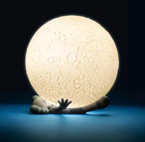 Kaws : Holiday Big Moon Lamp- Brand New in Box, Vinyl figure art | eBay
