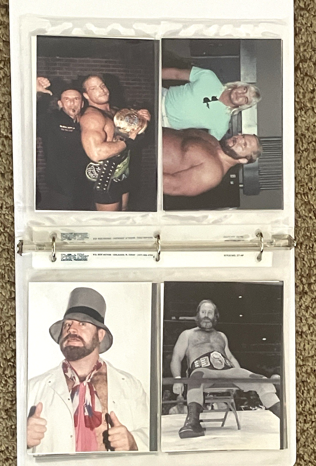 32 LOT Vtg Pro-Wrestlers 5x7 Race, Hawk, Flair Original Photos NWA CWF ...