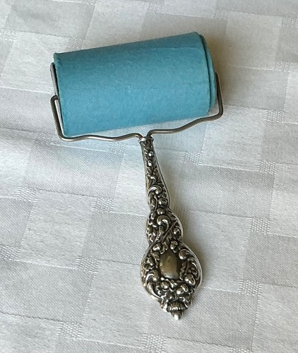 Antique Silver Rolling Ink Blotter Art Nouveau Repousse Scroll Work ...