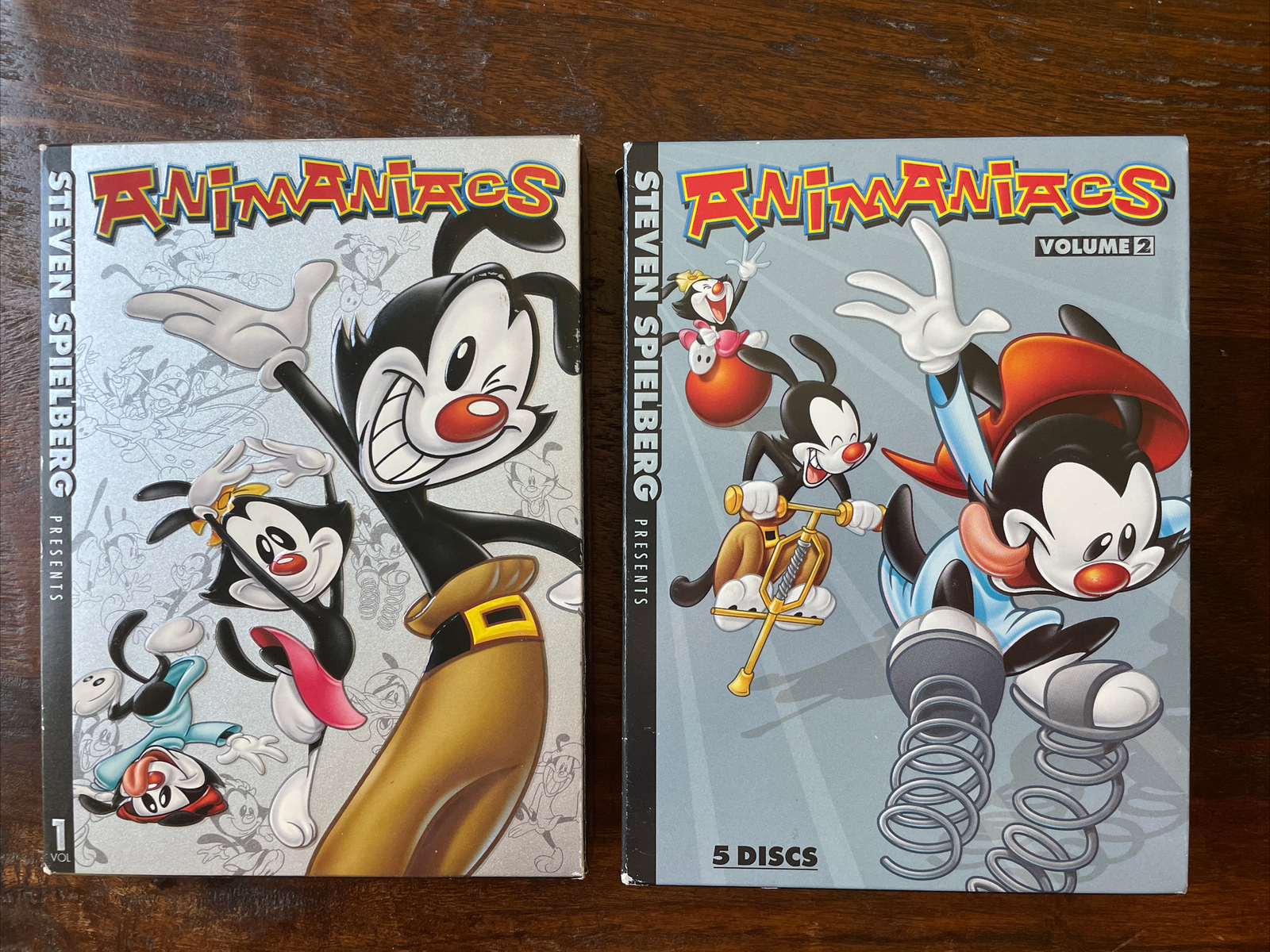 Animaniacs: Volume 1 & 2 (DVD) Lot Of 2 Steven Spielberg Presents ...