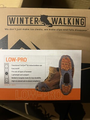 Winter Walking Low-Pro Ice Cleat Model JD6610 Lightweight Compact New ...