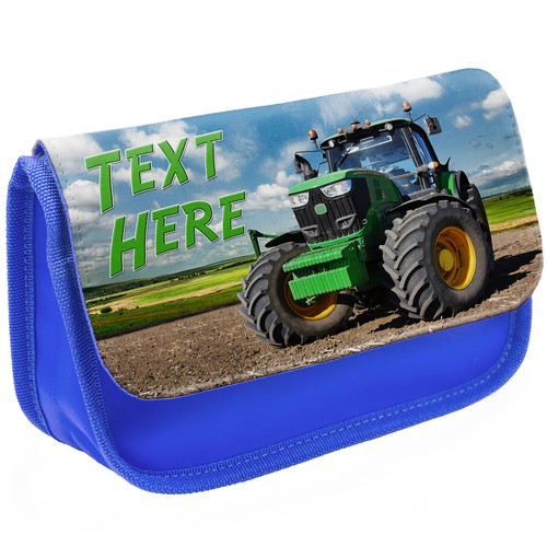 Personalised Pencil Case Boys Tractor Childrens Farming School Bag Kids ...