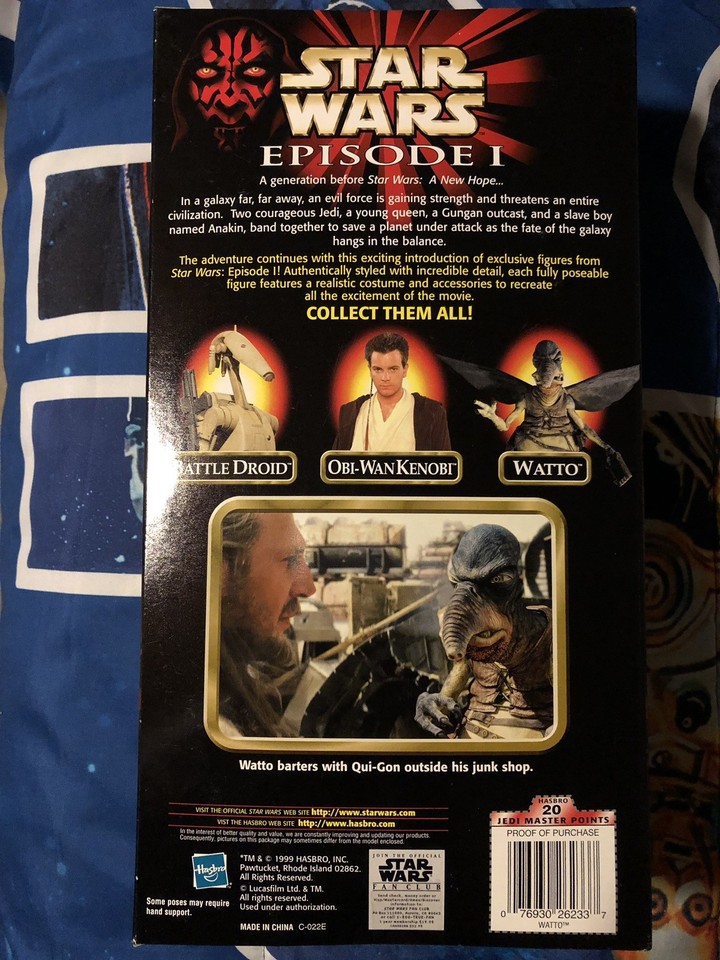 Star Wars Episode 1 Phantom Menace Watto 12 inch Action Figure Hasbro ...
