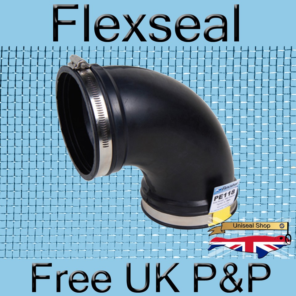Flexseal (Fernco) Genuine EPDM Rubber Coupling Flexible Boot Pipe ...