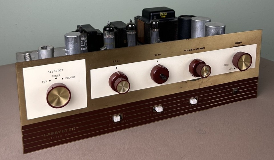 LAFAYETTE STEREO 236 STEREO INEGRATED AMPLIFIER FOR RESTORATION | eBay