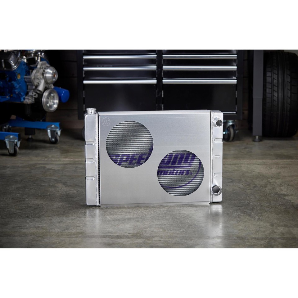 Aluminum Fan Shroud For Speedway Motors Radiators, Dual Fans, 28 | eBay