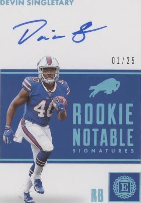 2019 Panini Encased - Rookie Notable Signatures Devin Singletary #RNS ...