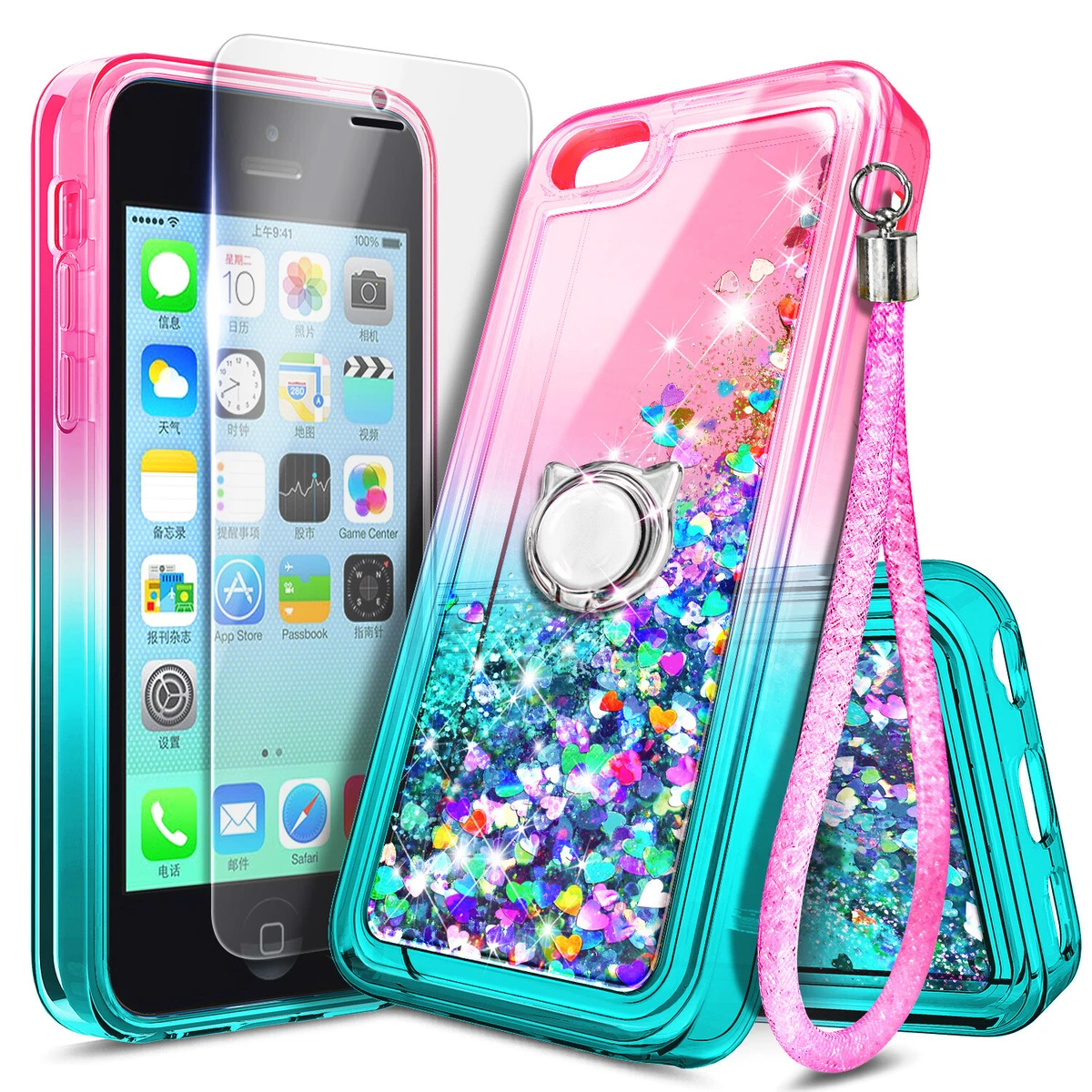 Blue Sparkly Iphone 5c Cases