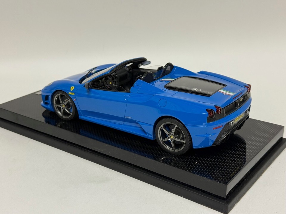 1/18 MR Collection Ferrari F430 Scudera 16M in Blue Italian Stripe ...