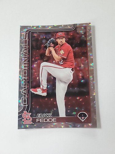 2025 Topps Series 1 Diamante Foil #229 Erick Fedde St. Louis Cardinals ...
