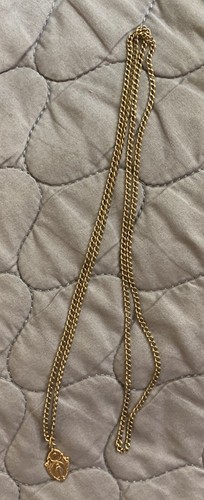 Miraculous Medal Pendant Blessed Mother Mary Gold Tone Pendant & 33” Chain | eBay