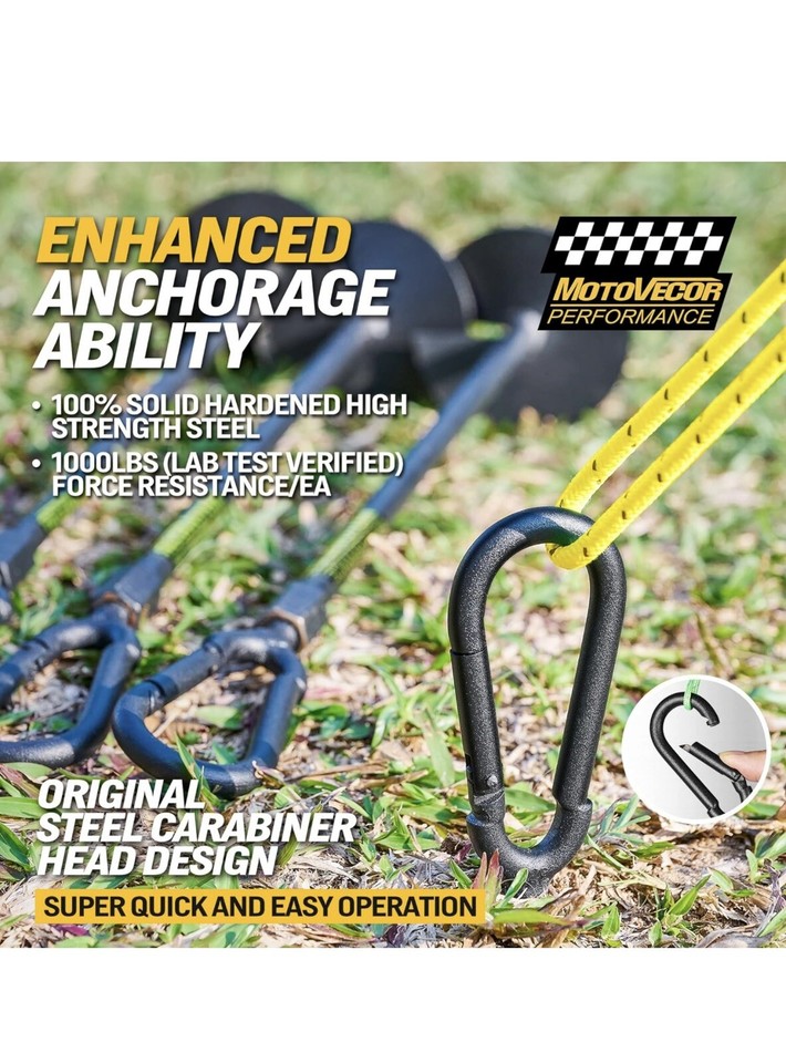 Heavy Duty Ground Anchors 18 Inches Spiral Blade Earth Anchor with ...