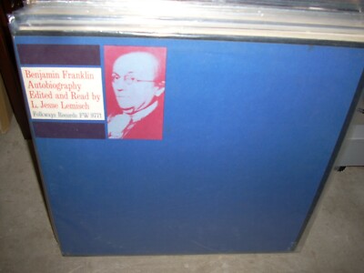 JESSE LEMISCH benjamin franklin autobiography ( spoken ) booklet | eBay