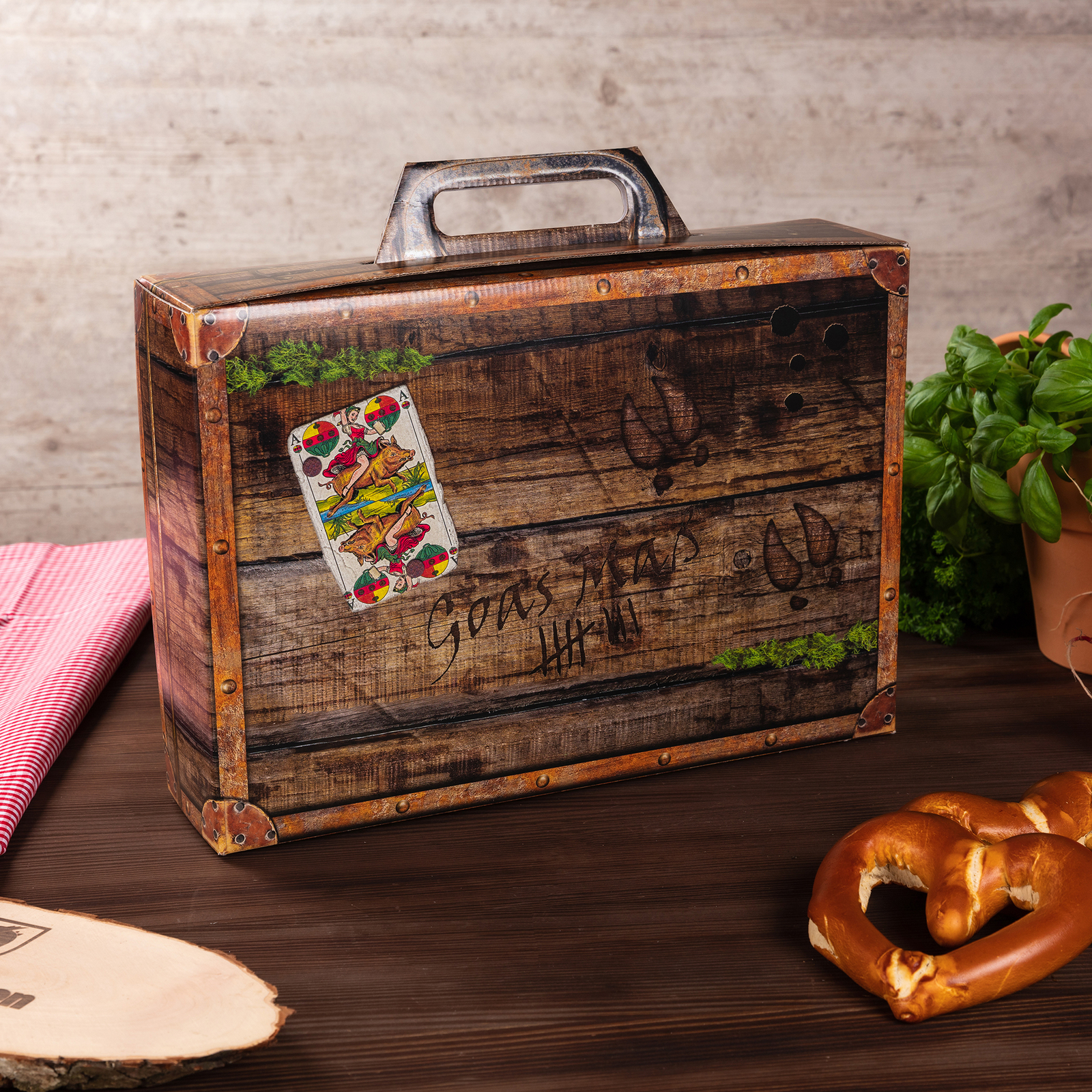 Wurstbaron® Salami & Wurst Geschenkset Vesper - Wurstkoffer mit ...