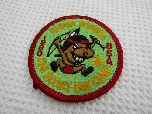 Vintage BSA 1980 Aloha Council Cub Scout Camp Patch | eBay