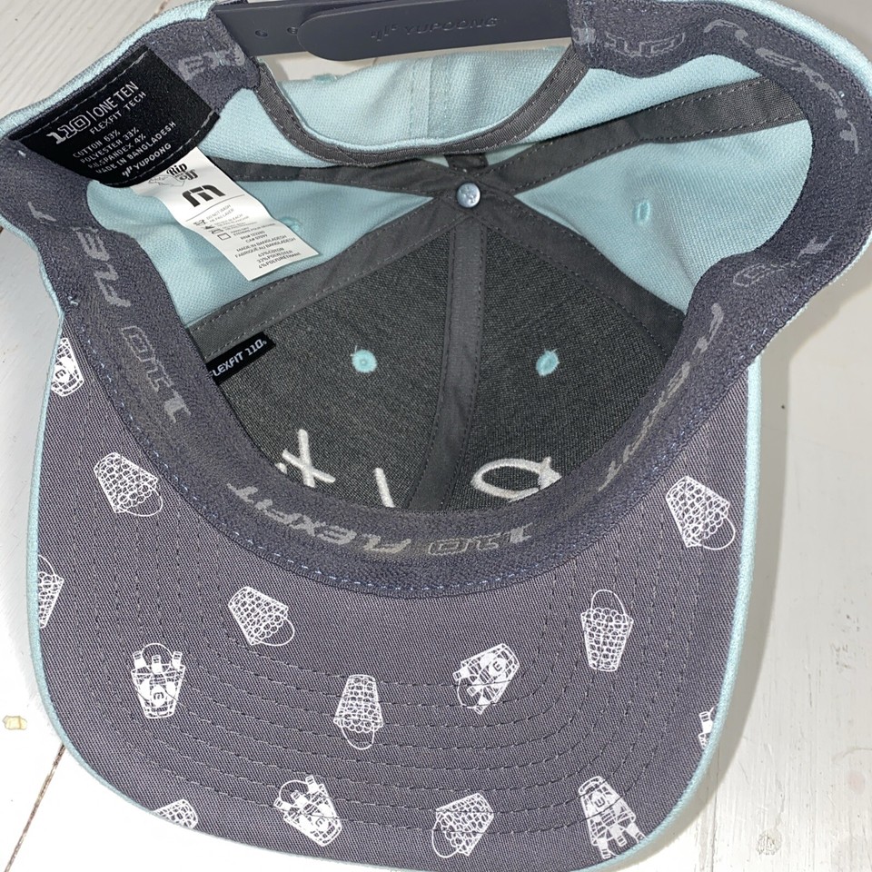 Travis Mathew Golf Buckets Hat Baseball Cap Light Blue Snap Back ...